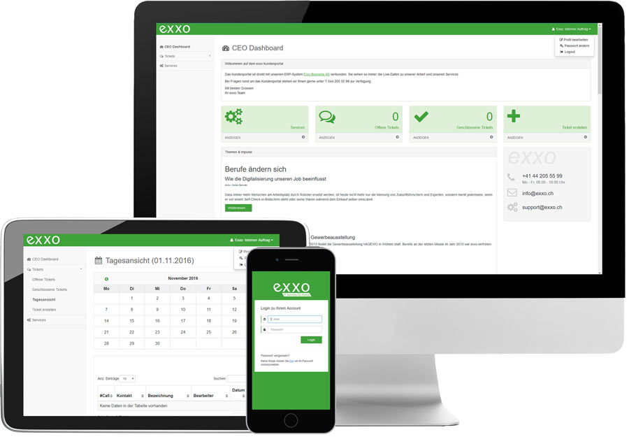 Exxo: IT-Services, Cloud Provider und IT-Dienstleister in Zürich